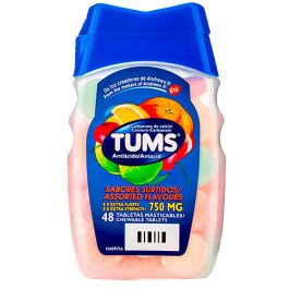 0184903-TUMS E-X PLUS VARIOS SABORES X 48 TABS