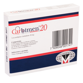 0240280-CARBIMEN 20 MG X 14 COMP