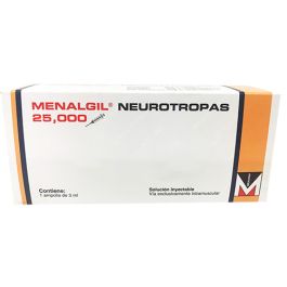 0244660-MENALGIL NEUROTROPAS 25000 U.I X 1 AMP