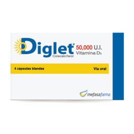 0801521-DIGLET 50000 U.I. X 4 CAPS