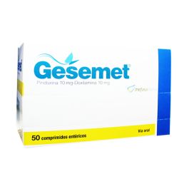 C0803450-GESEMET 10 MG/10 MG X 1 COMP