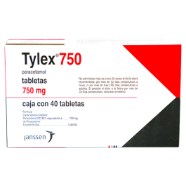 C0017820-TYLEX 750 MG X 40 TABS