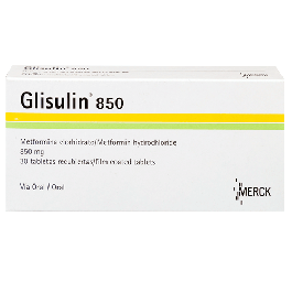 0622500-GLISULIN 850 MG X 30 TABS